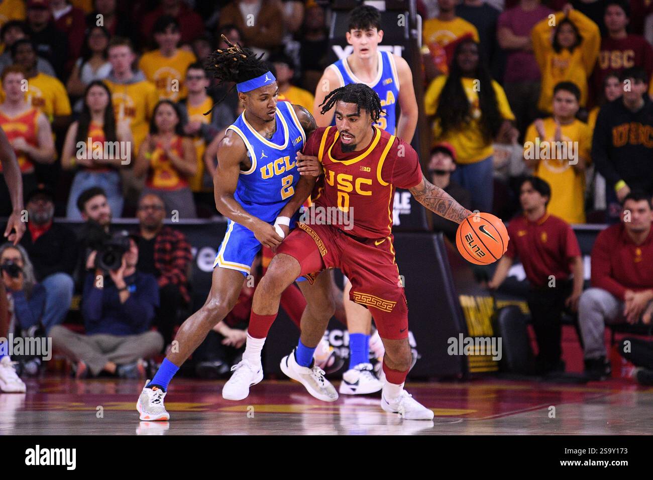 LOS ANGELES, CA - JANUARY 27: USC Trojans forward Saint Thomas (0 ...