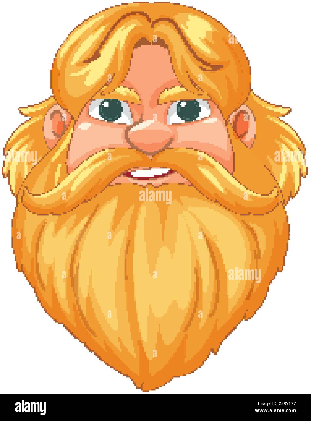 Golden smiling Stock Vector Images - Alamy