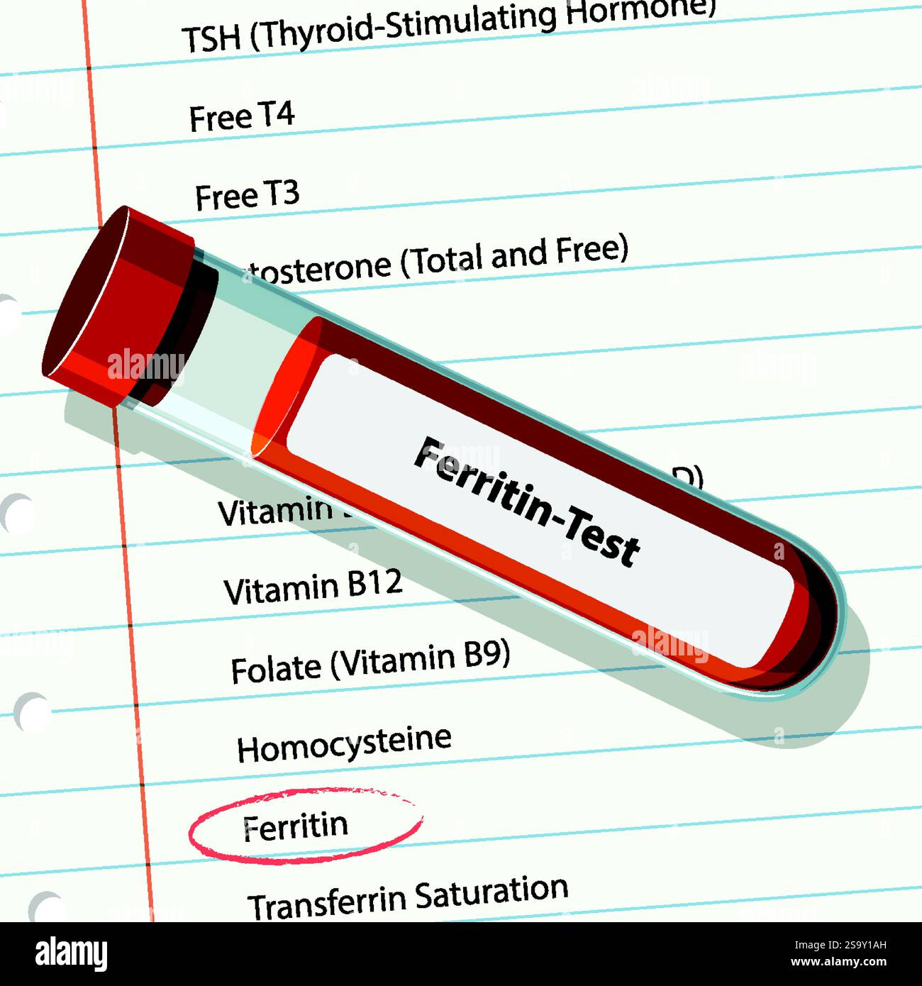 Ferritin blood test hi-res stock photography and images - Alamy