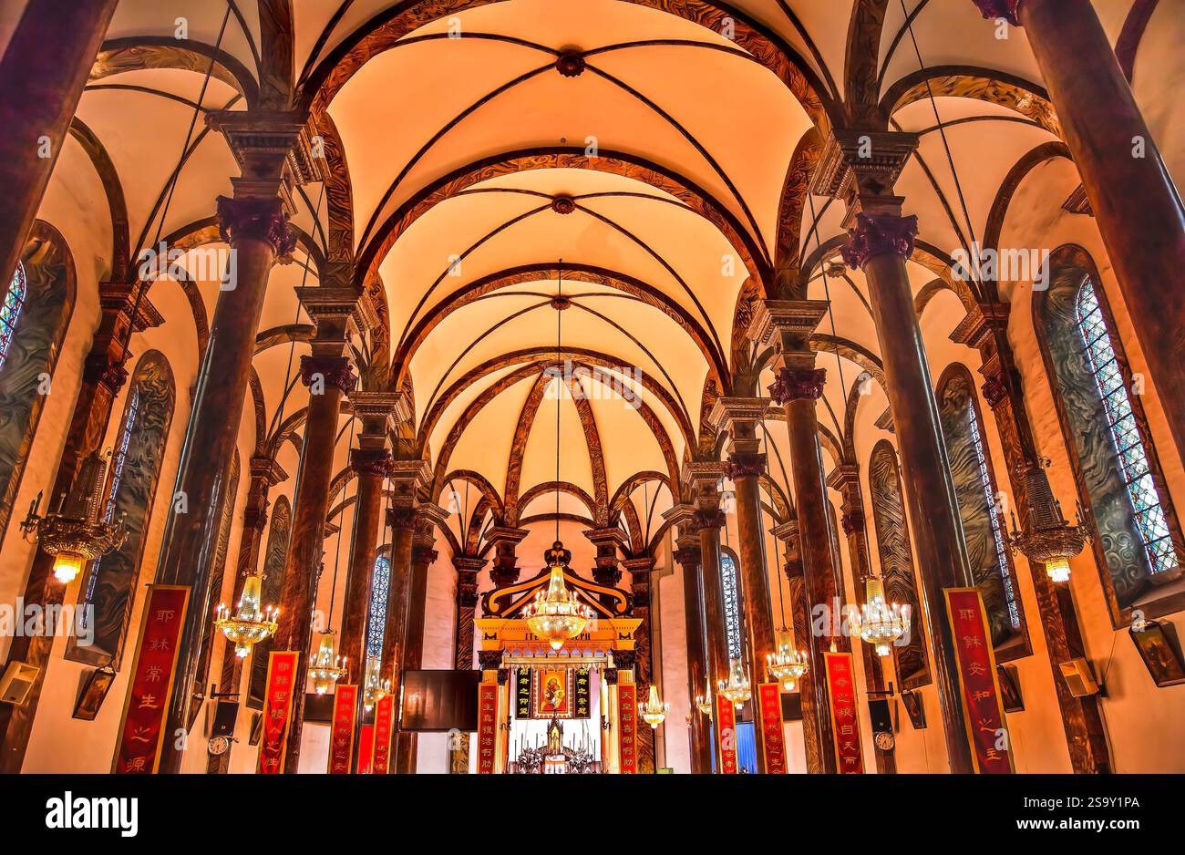 St. Joseph's Cathedral, Beijing, China. Famous catholic church built in ...