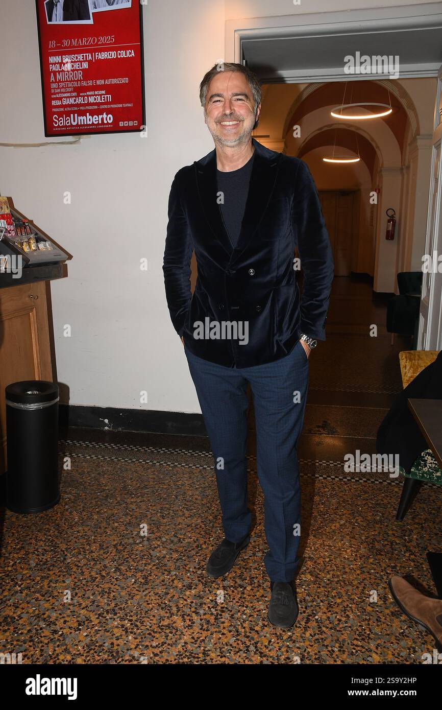 Rome, Italy. 27th Jan, 2025. Rome, Umberto Theatre Before the Show ...