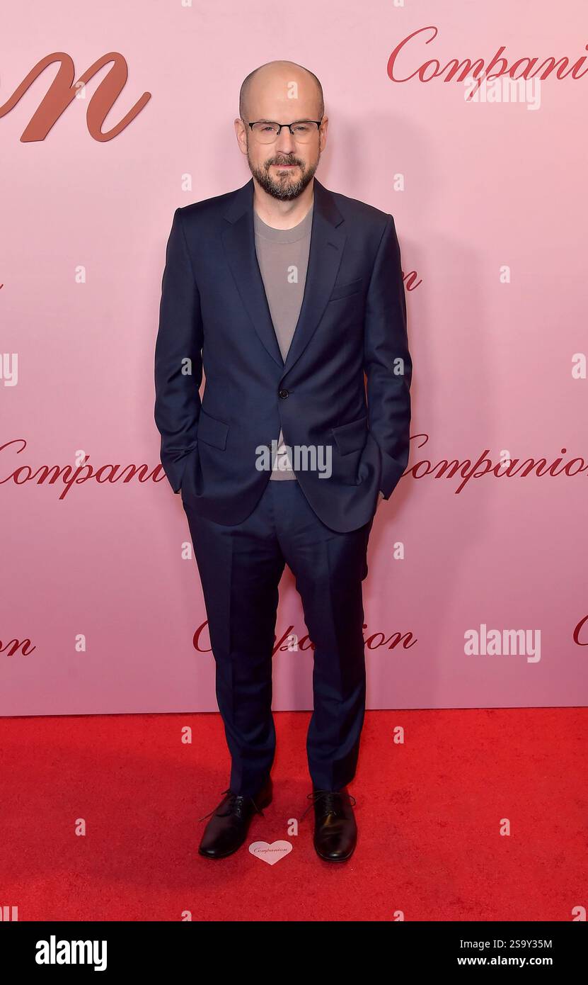 Hollywood, USA. 27th Jan, 2025. Drew Hancock arriving at Warner Bros ...