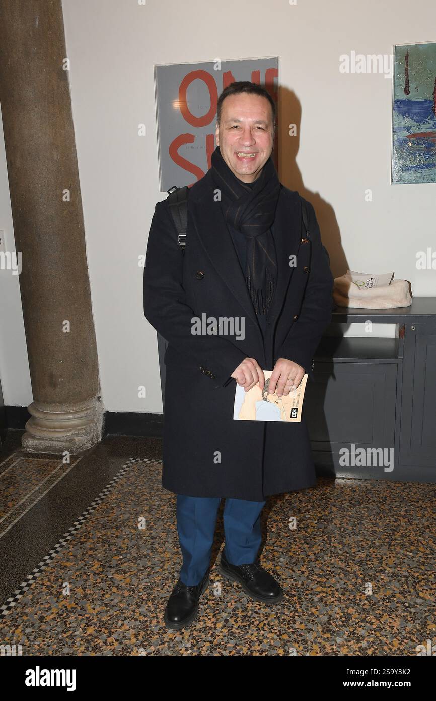 Rome, Italy. 27th Jan, 2025. Rome, Teatro Sala Umberto Before the Show ...