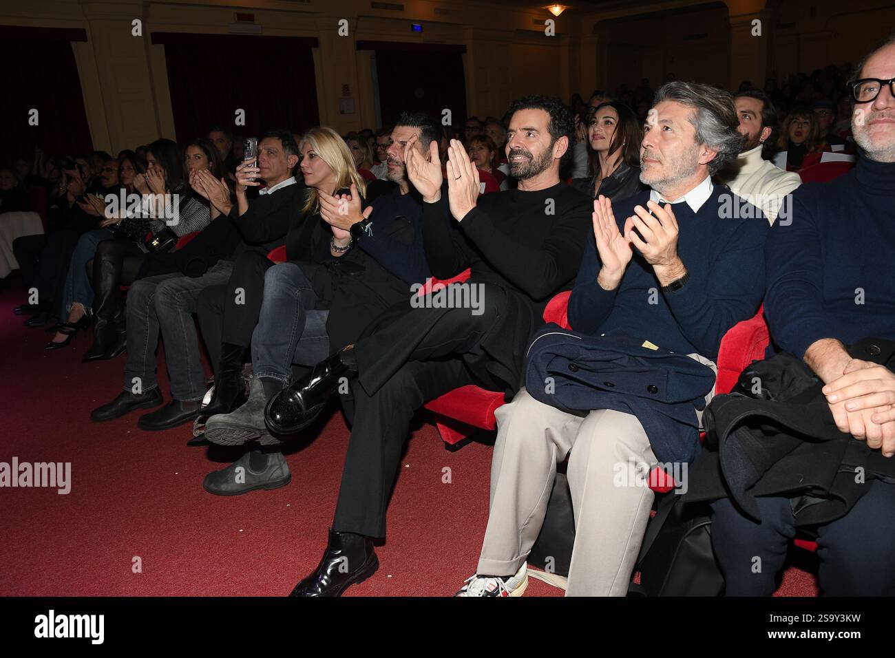 Rome, Italy. 27th Jan, 2025. Rome, Teatro Sala Umberto Before the Show ...