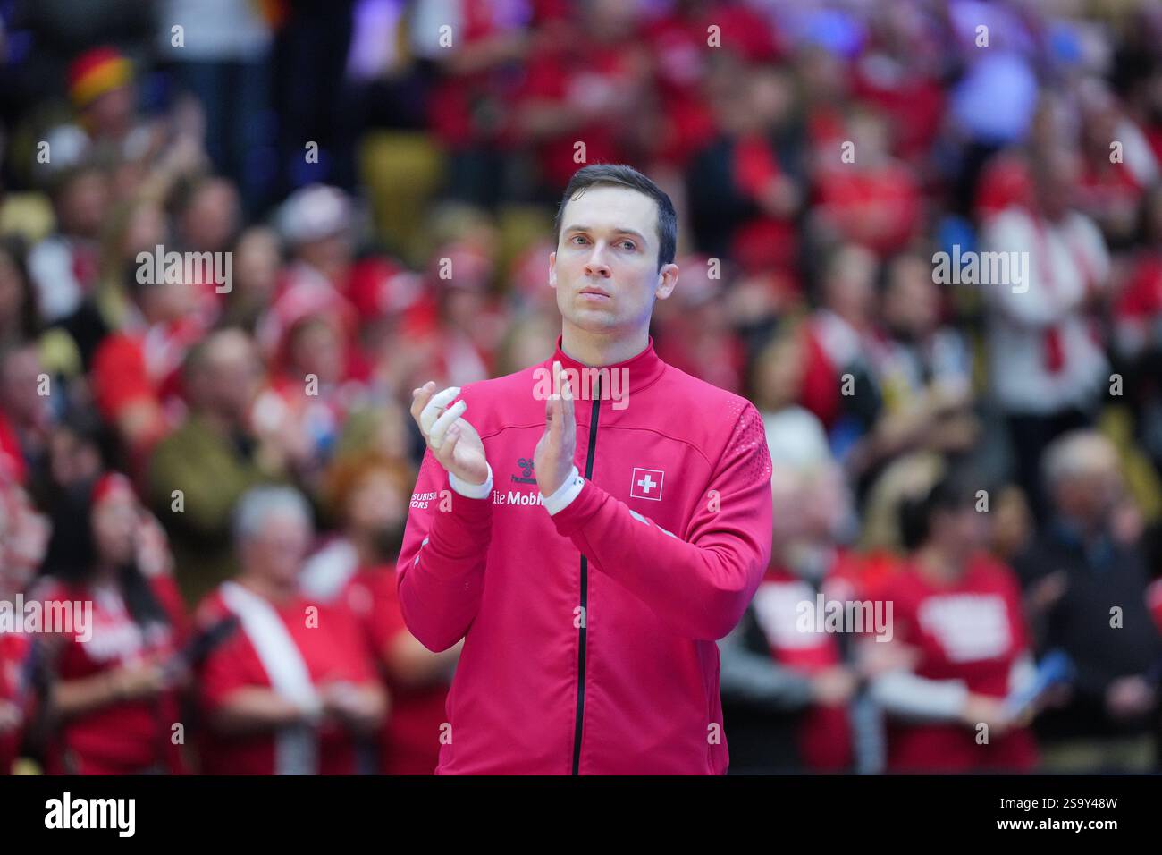 Herning, Denmark. 25th Jan, 2025. Handball: World Championship, Italy ...