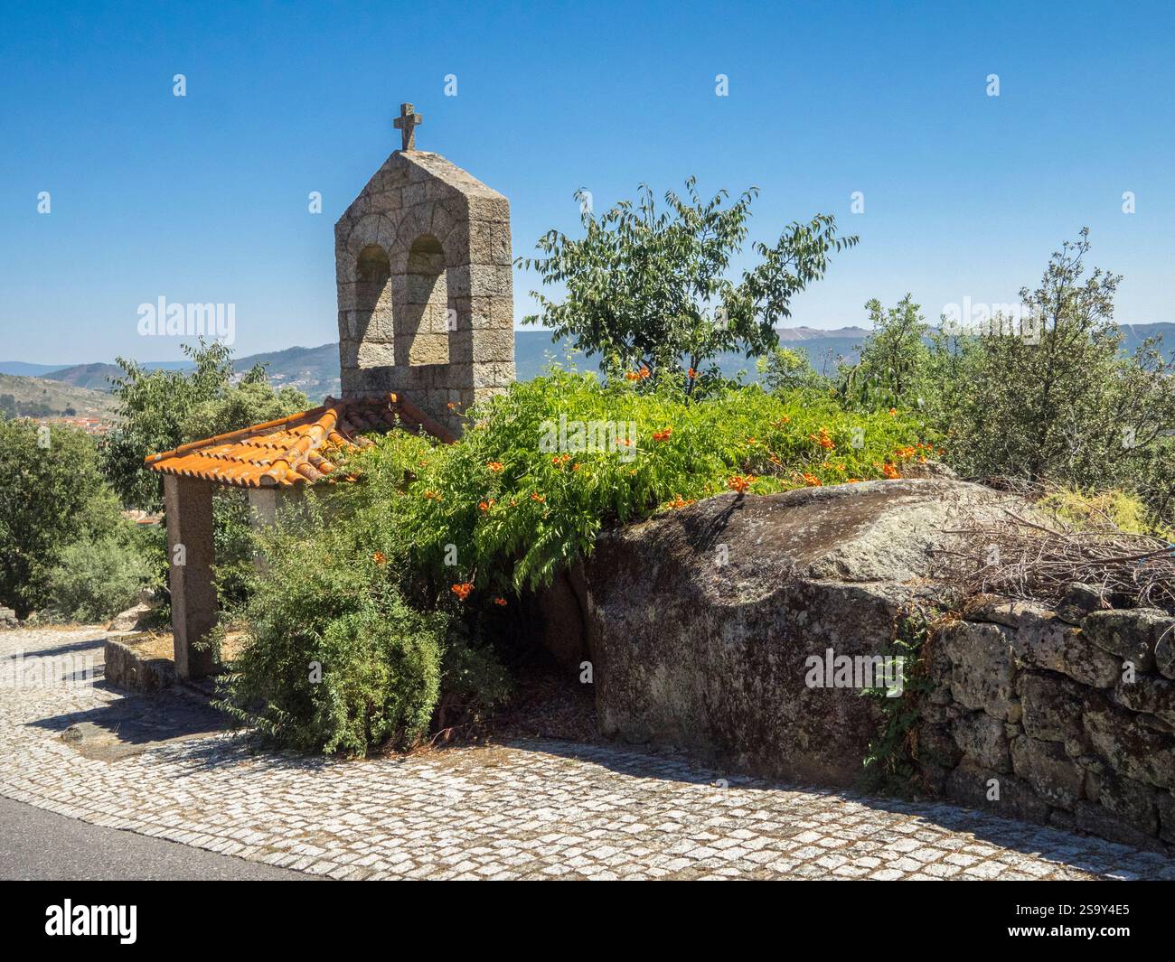 Small stone building with stone bench at the entrance to the medieval ...
