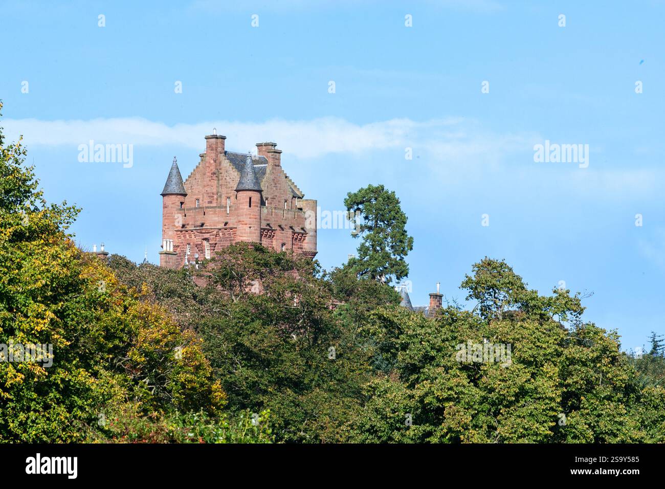 Scottish estate Ayton castle house country manor mansion, Scotland ...