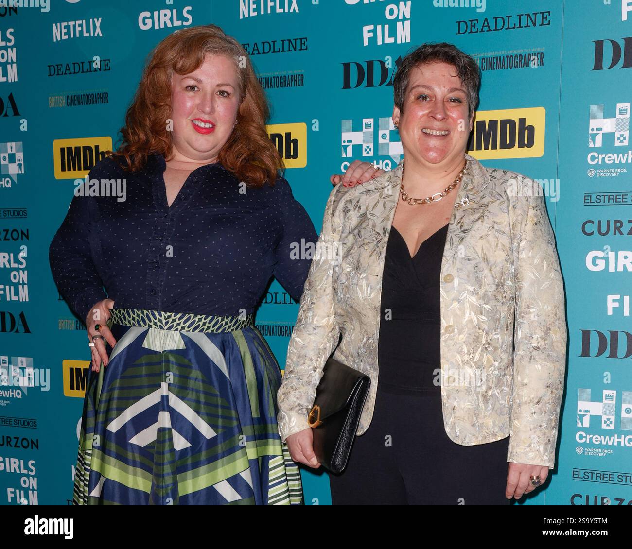 London, UK. 26th Jan, 2025. Jeanie Finlay and Suzanne Alizart attend ...
