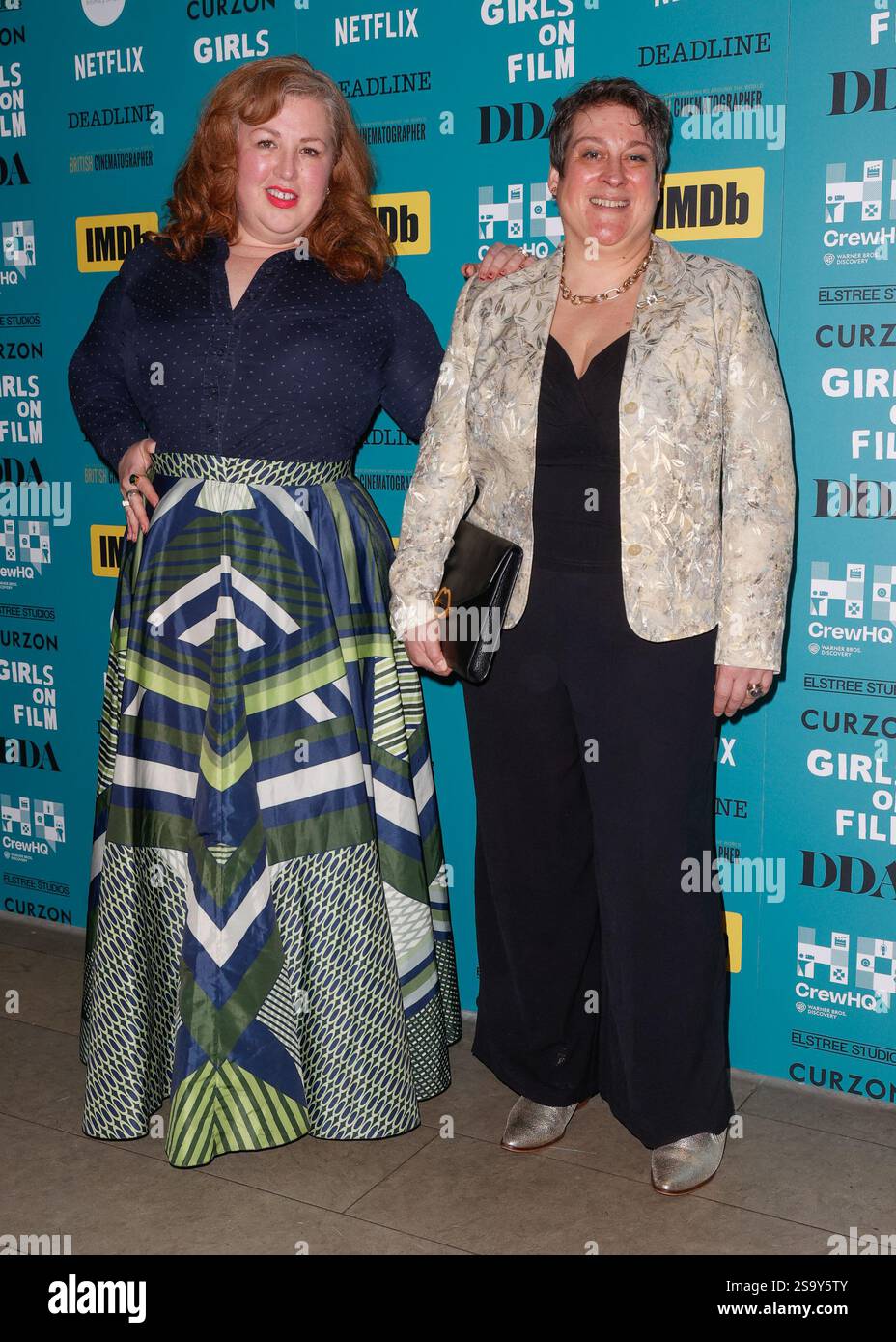 London, UK. 26th Jan, 2025. Jeanie Finlay and Suzanne Alizart attend ...