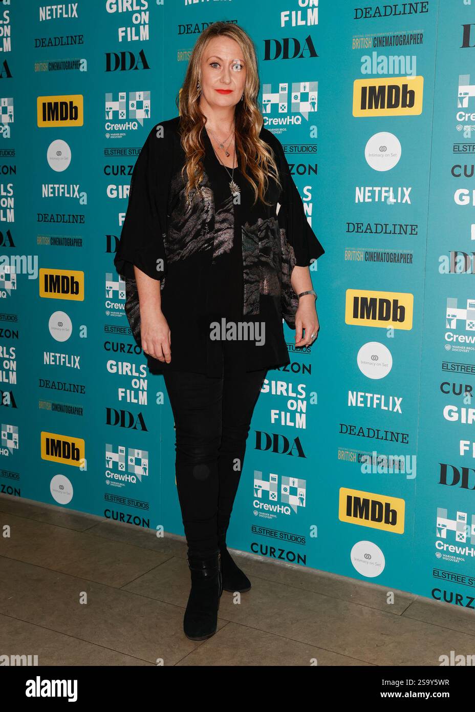 London, UK. 26th Jan, 2025. Becky Gore attends the Girls On Film Awards ...