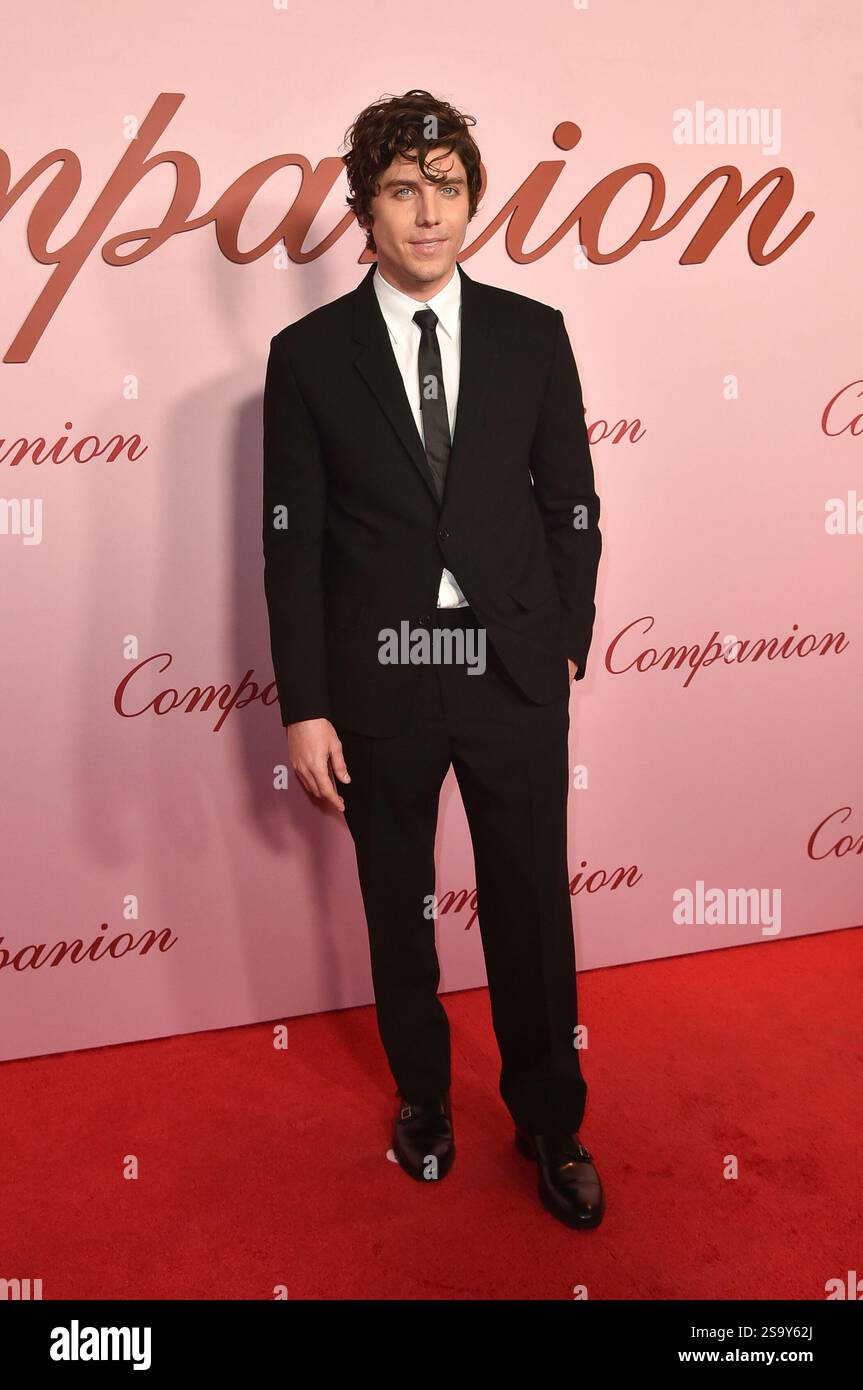 Lukas Gage arrives at the premiere of "Companion" on Monday, Jan. 27 ...