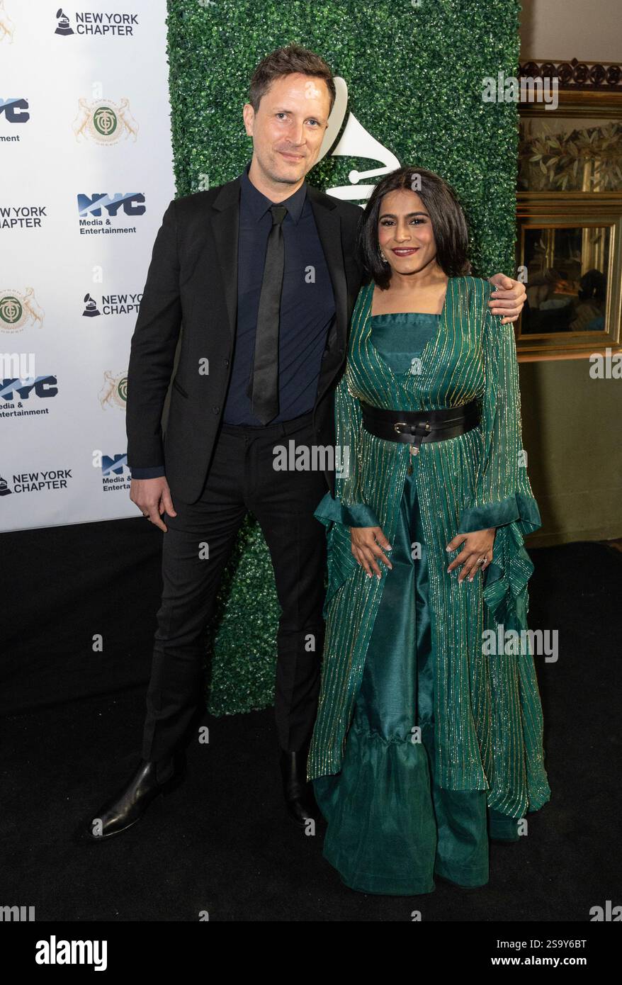 New York, NY, 27 January 2025: Clay Ross and Falu attend Recording ...
