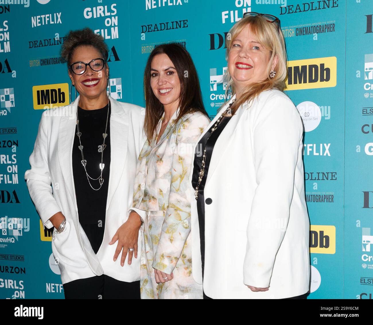 London, UK. 26th Jan, 2025. (L to R) JoJo Dye, Lucy McCutcheon and ...