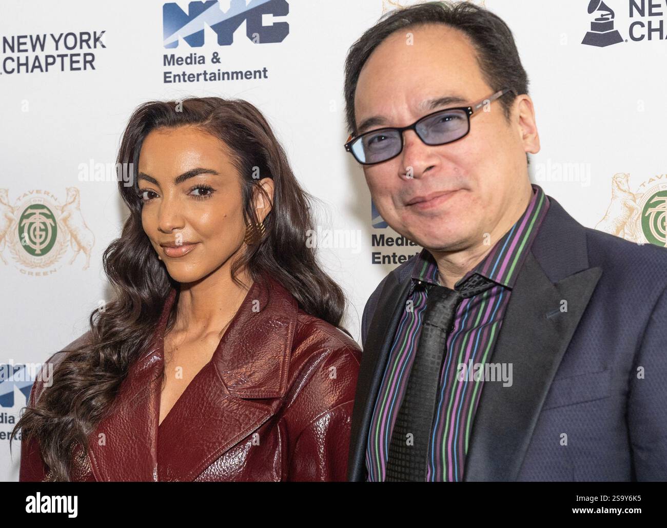 New York, NY, 27 January 2025: Alissia and David Lai attend Recording ...