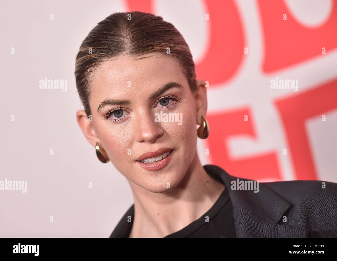 Hollywood, USA. 27th Jan, 2025. Sara Croce arriving to the Sony ...