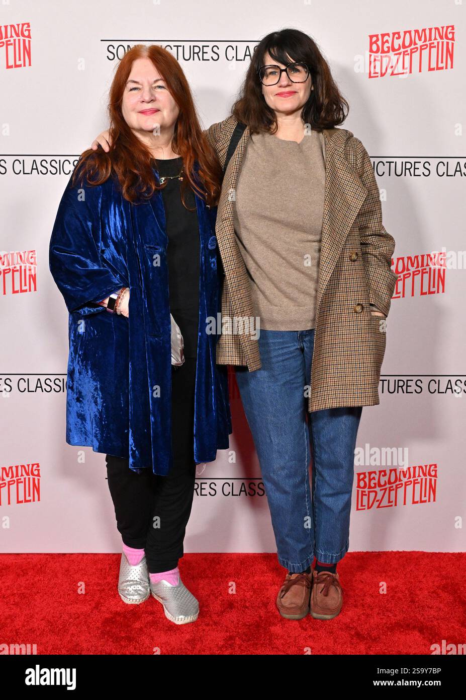 Allison Anders and daughter Tiffany Anders arriving to the Sony ...
