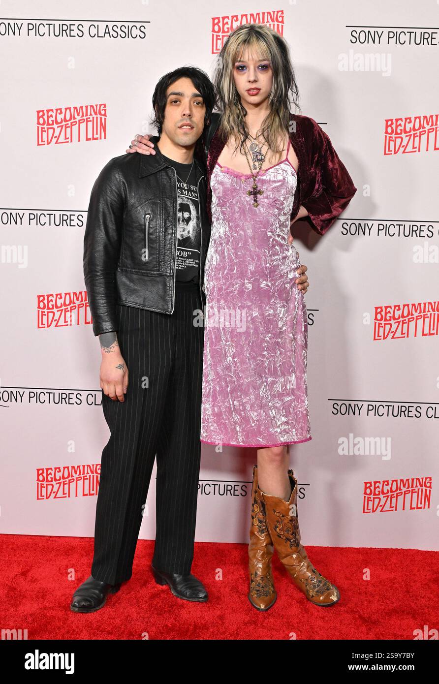 Gilbert Trejo and Arrow Dewilde arriving to the Sony Pictures Classics ...