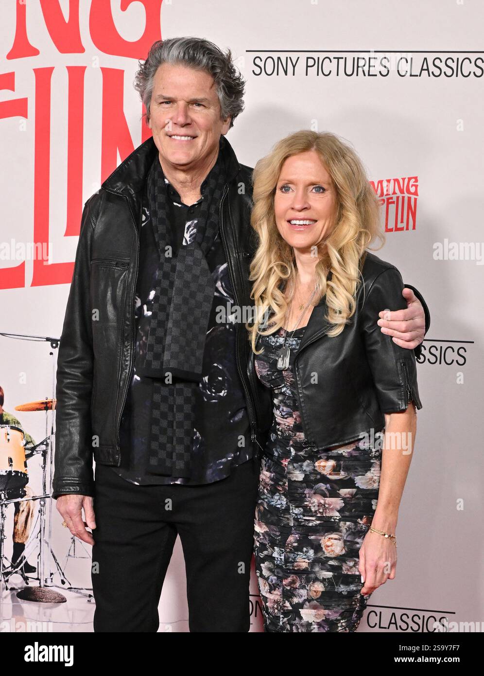 Brian Knapp and Debbie Saunders arriving to the Sony Pictures Classics ...