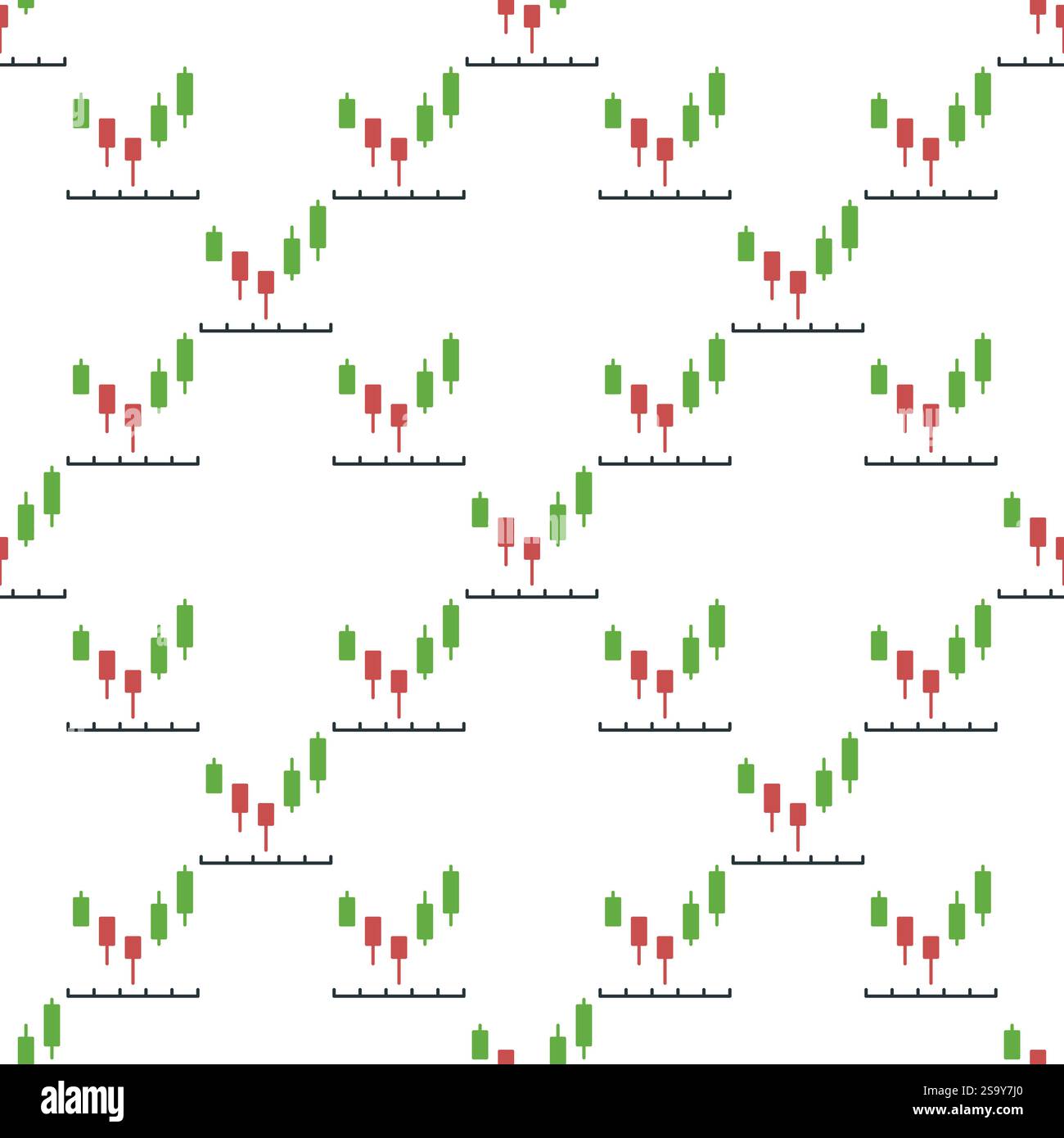 Candlestick Chart vector Crypto Trading and Price Action concept ...