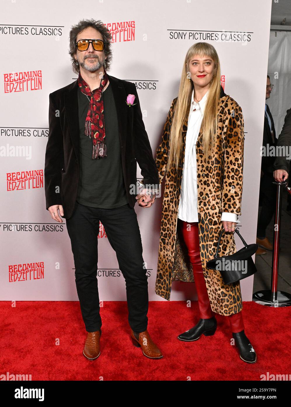 Chris Robinson and Camille Johnson arriving to the Sony Pictures Classics premiere of “Becoming ...