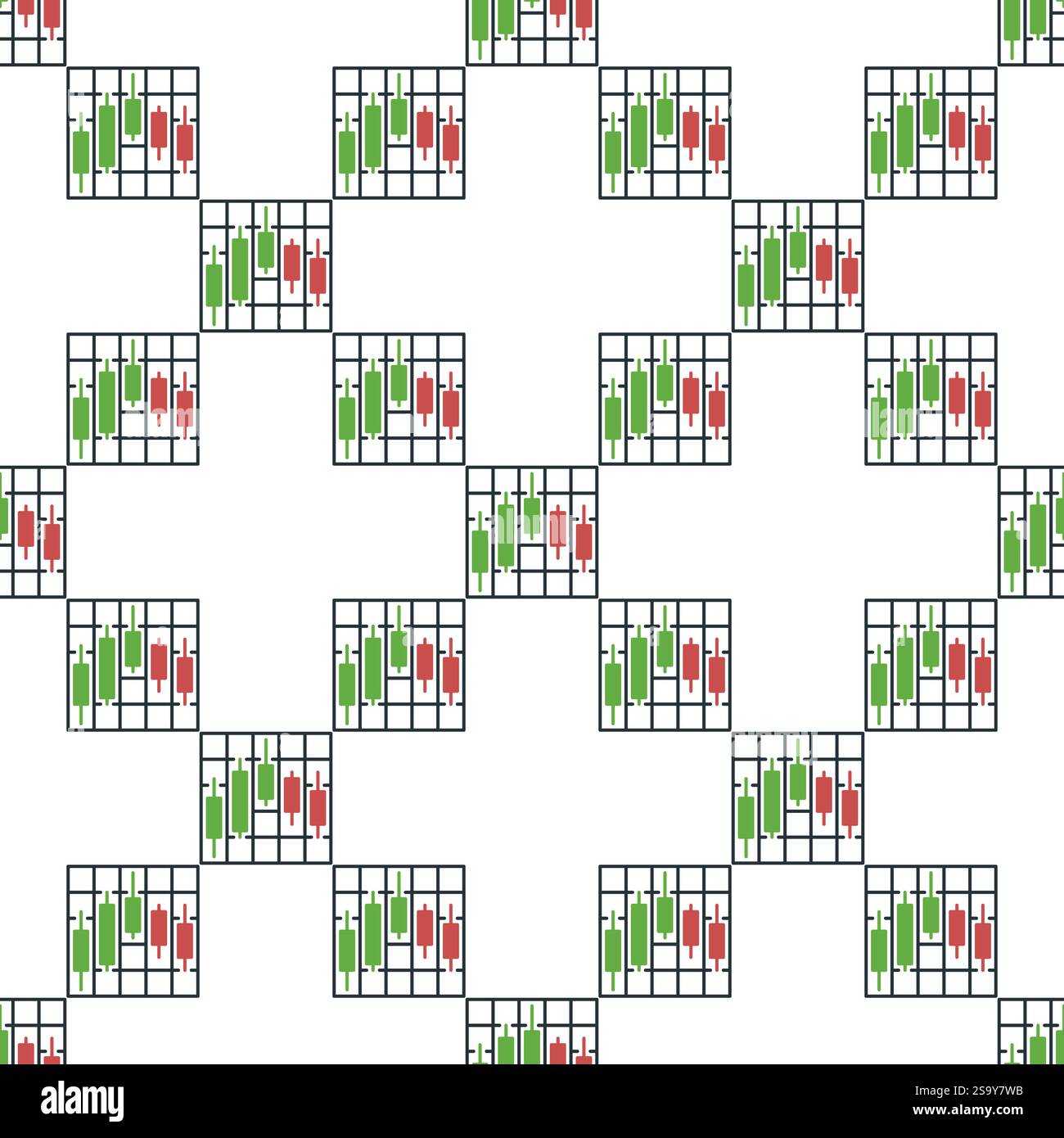 Stock Market Data Visualization vector Cryptocurrency Candlestick Chart ...