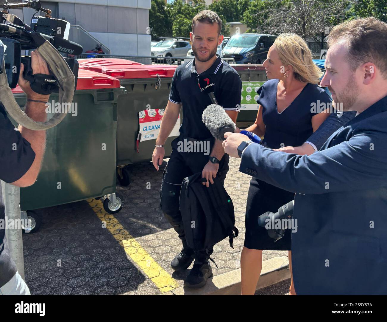 Adelaide, Australia. 28th Jan, 2025. James Allan Holliday leaves the ...