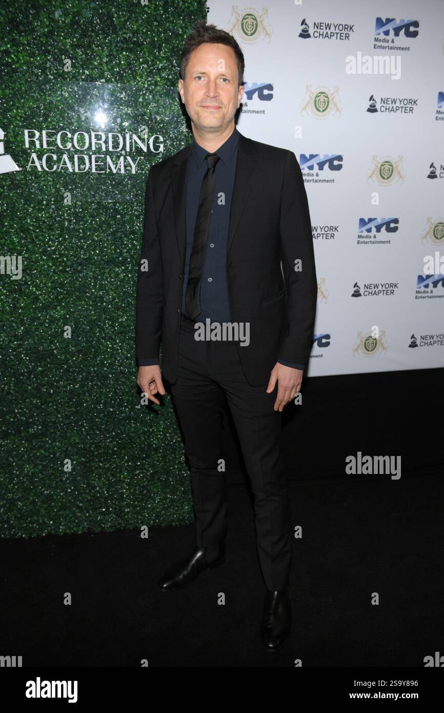 New York, USA. 27th Jan, 2025. Clay Ross attends GRAMMY NY Chapter ...