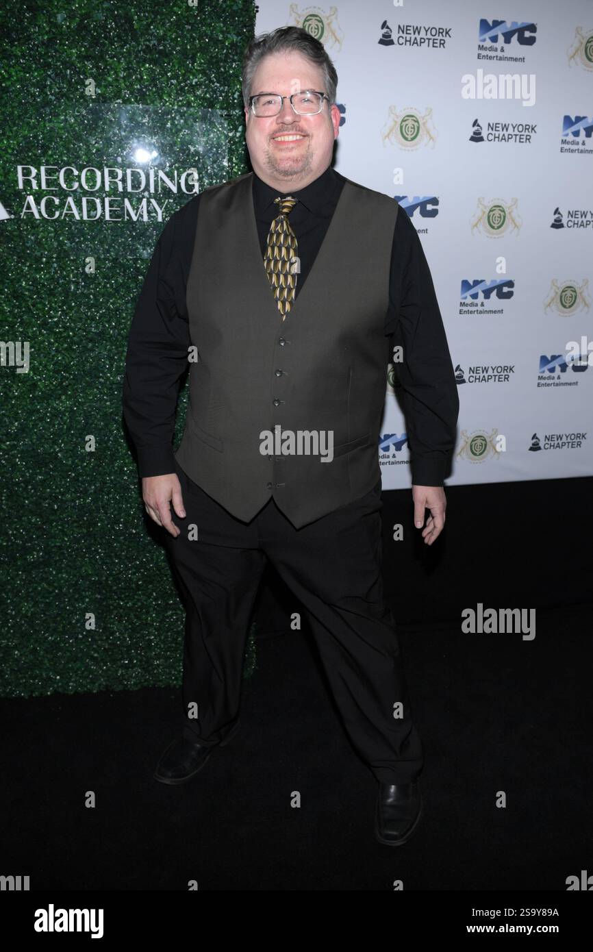 New York, USA. 27th Jan, 2025. Mark D. Conklin attends GRAMMY NY ...