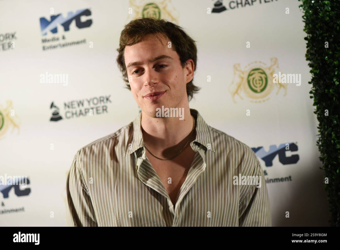 New York, USA. 27th Jan, 2025. Brent Comer attends GRAMMY NY Chapter ...