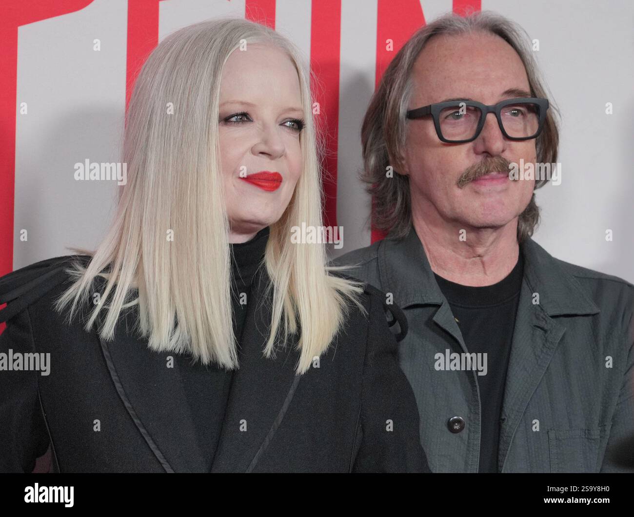 Los Angeles, USA. 27th Jan, 2025. (L-R) Shirley Manson and Butch Vig of ...