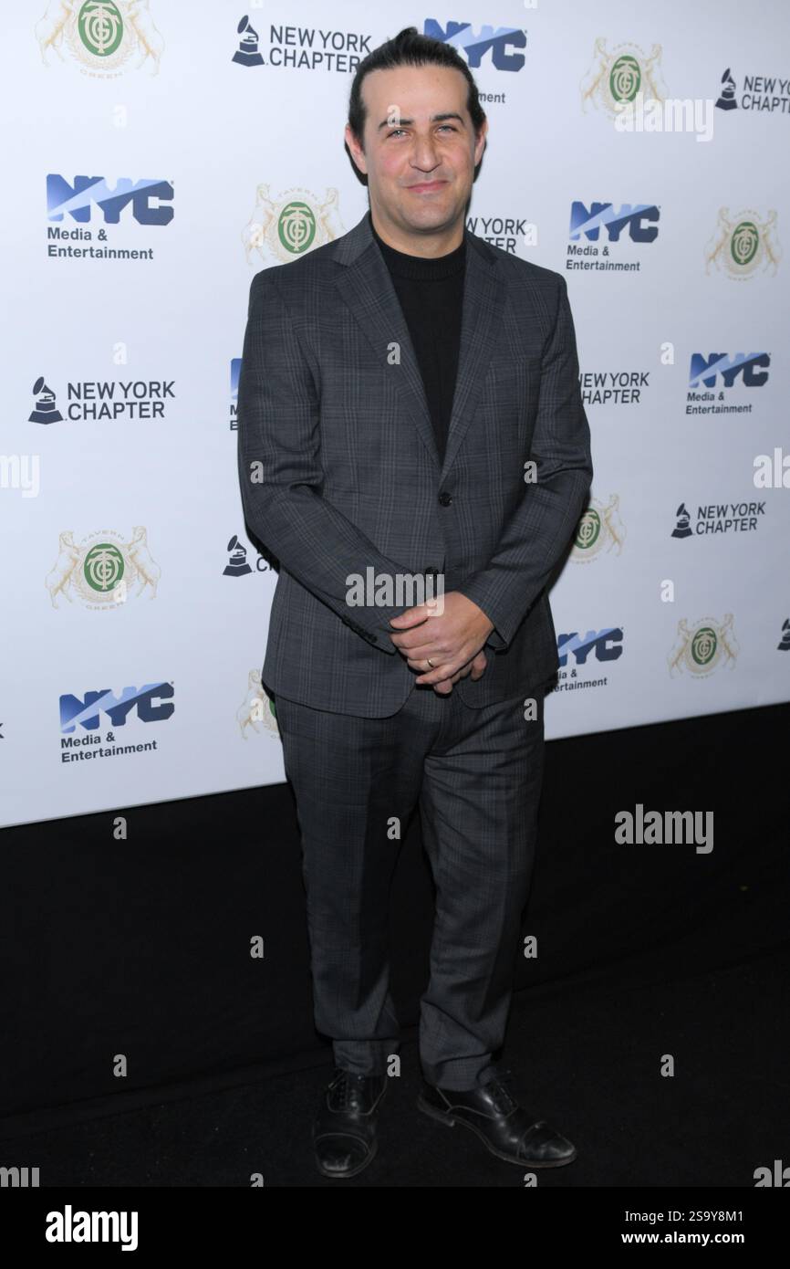 New York, USA. 27th Jan, 2025. Dan Pugach attends GRAMMY NY Chapter ...