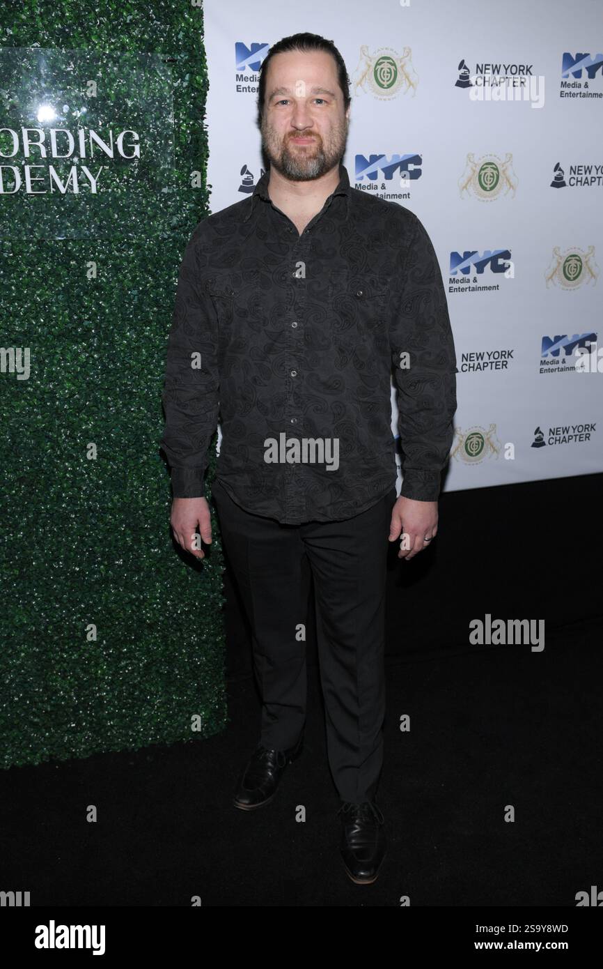 New York, USA. 27th Jan, 2025. Matt Hinkley attends GRAMMY NY Chapter ...