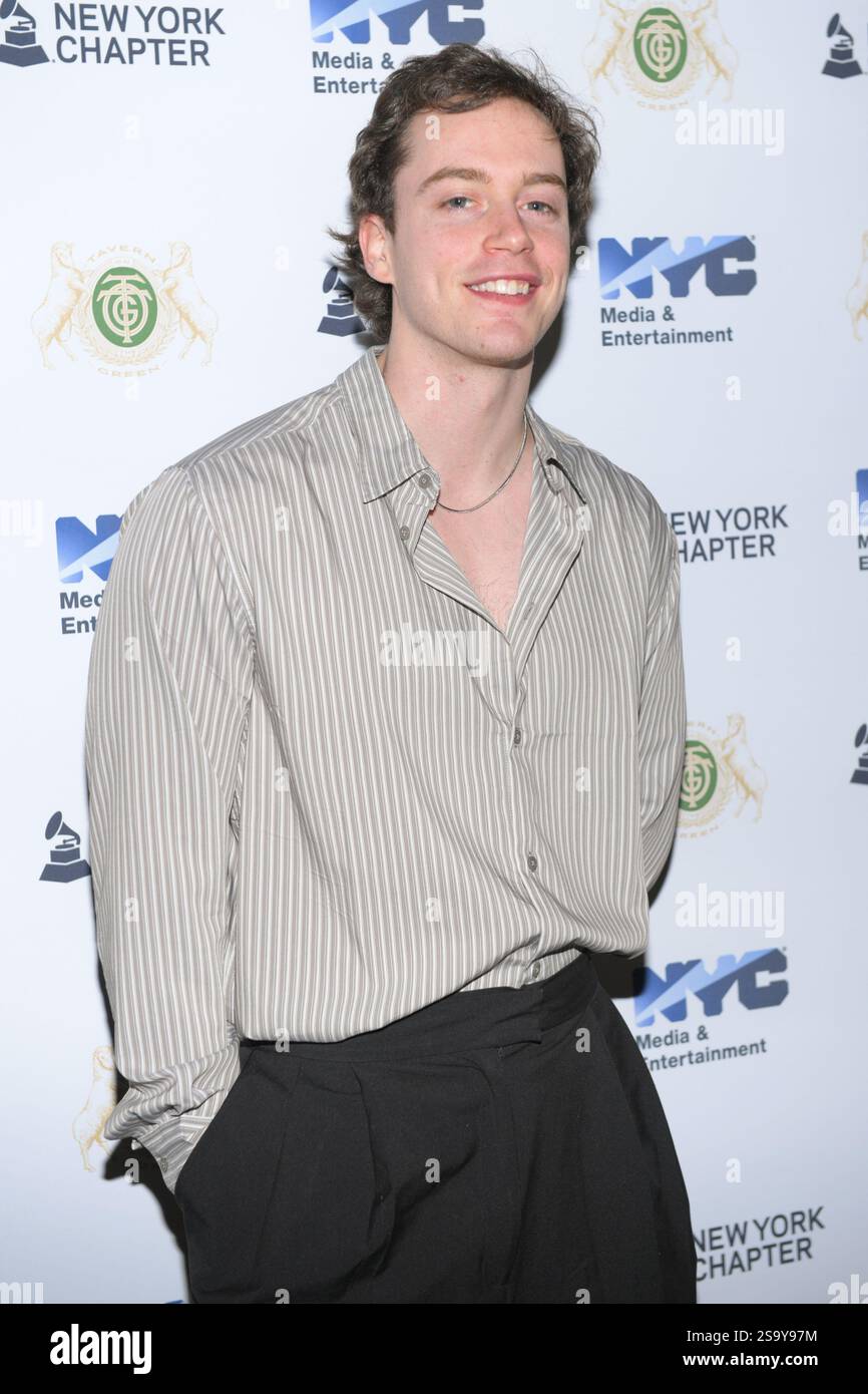 New York, USA. 27th Jan, 2025. Brent Comer attends GRAMMY NY Chapter ...
