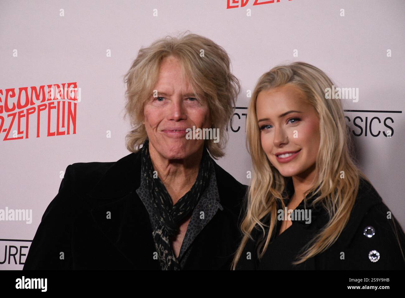 Hollywood, California, USA 27th January 2025 Brian Ray and Alli ...