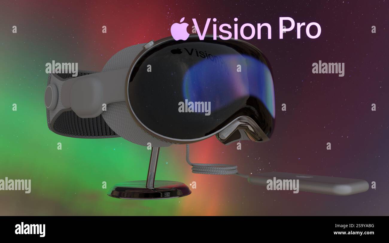Apple Vision Pro-Gogle VR Stock Photo - Alamy