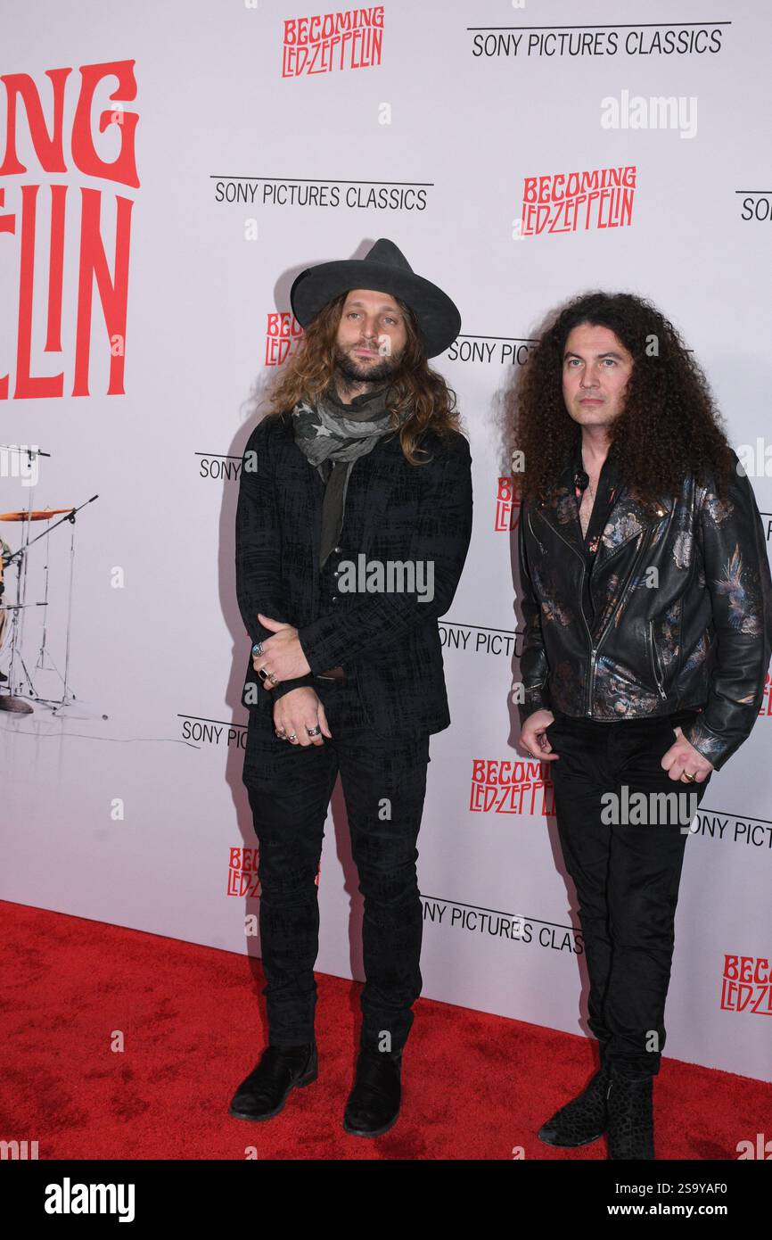 Hollywood, California, USA 27th January 2025 Musicians Marc Labelle and ...