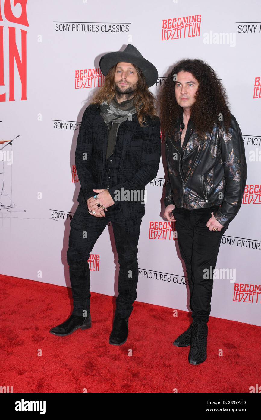 Hollywood, California, USA 27th January 2025 Musicians Marc Labelle and ...