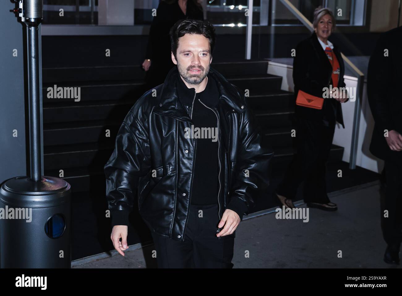 Milan, Italy. 19th Jan, 2025. Sebastian Stan attends the Prada Party ...