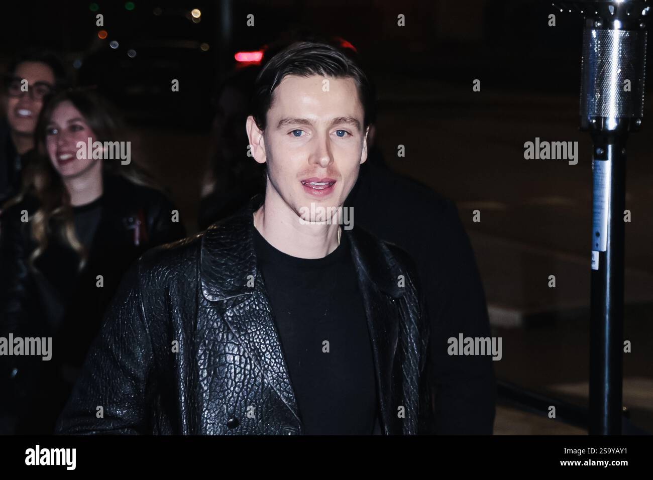 Milan, Italy. 19th Jan, 2025. Harris Dickinson attends the Prada Party ...