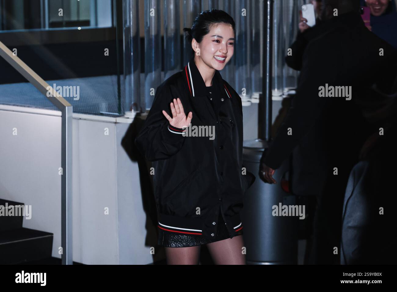 Milan, Italy. 19th Jan, 2025. Kim Tae-ri attends the Prada Party during ...