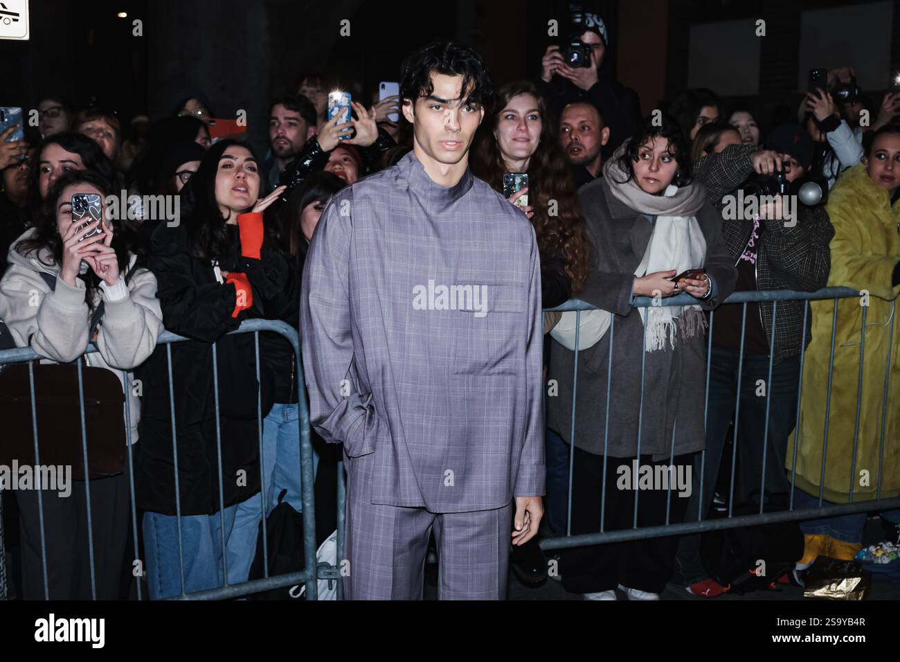 Milan, Italy. 18th Jan, 2025. Jacob Rott attends the Emporio Armani ...