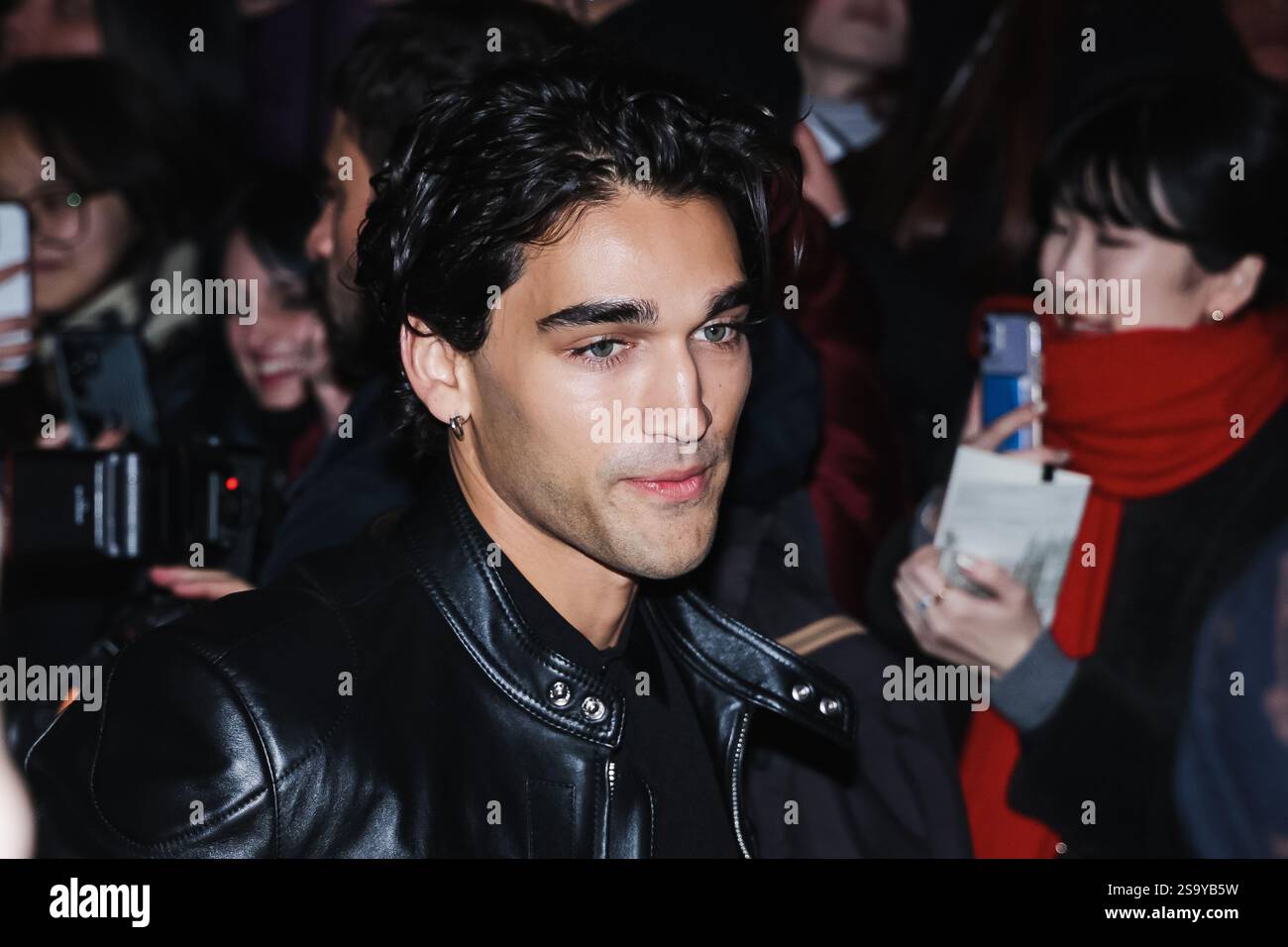 Milan, Italy. 18th Jan, 2025. Josh Heuston attends the Dolce&Gabbana ...