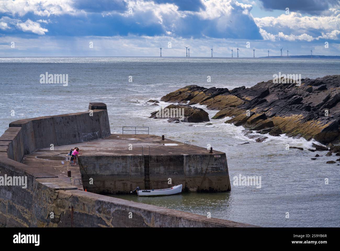 Looking east to sea (turbines President Trump dislikes for spoiling ...