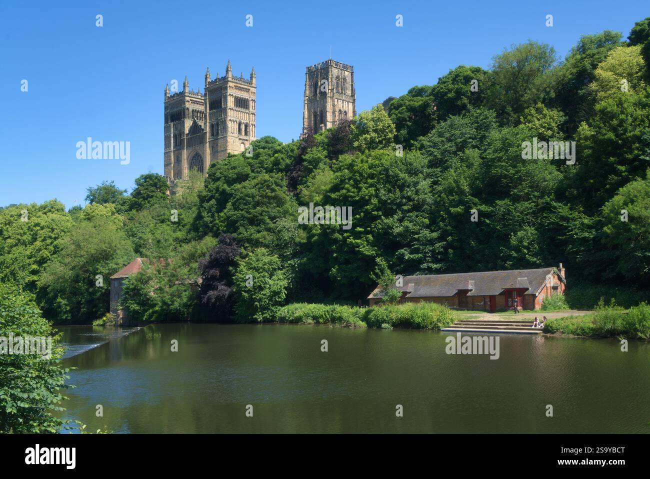 Durham, River Wear, County Durham, England, Uk Stock Photo - Alamy