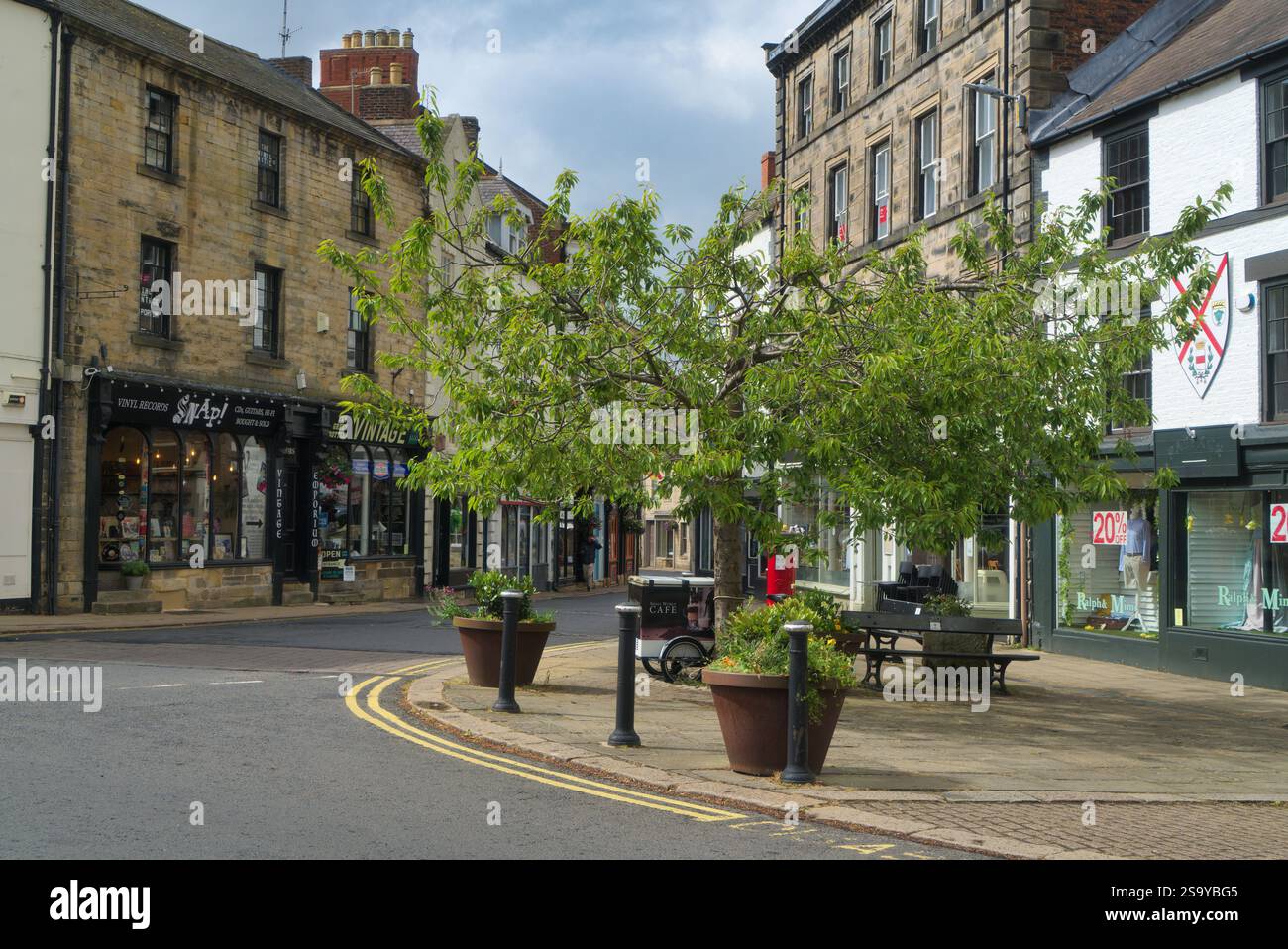 Hexham Town, Northumberland; England; UK Stock Photo - Alamy