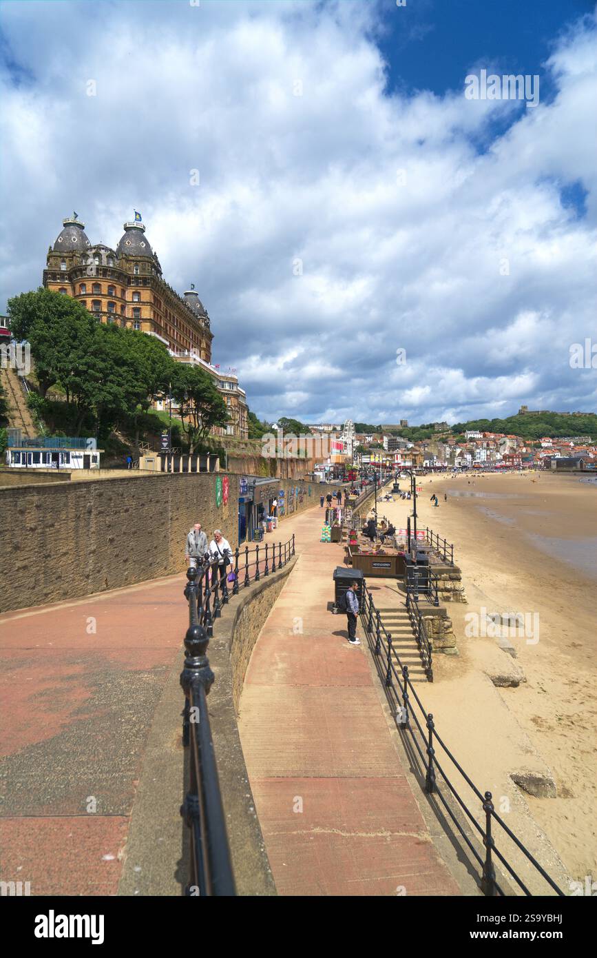 Scarborough seafront, Yorkshire, north east; England UK Stock Photo - Alamy