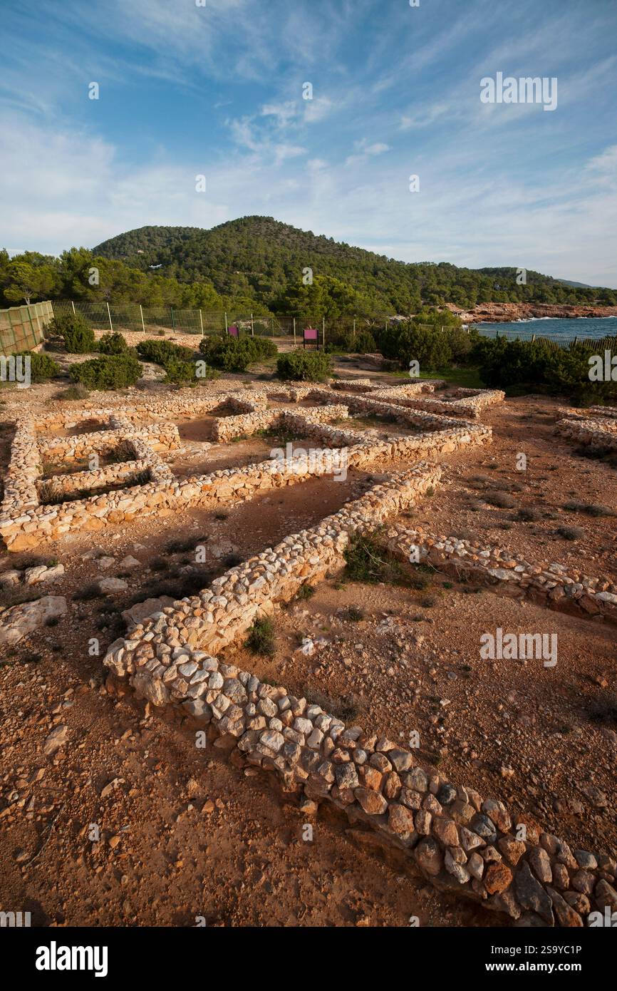 Phoenician settlement of Sa Caleta, 7th century BC, Ibiza, Balearic ...