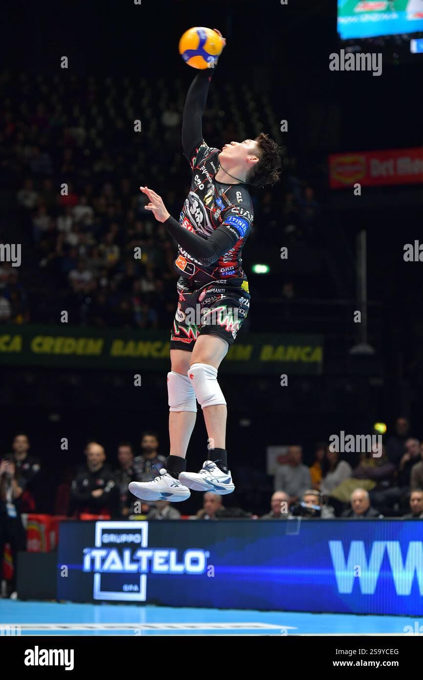 Yuki ISHIKAWA during Sir Susa Vim PERUGIA vs Rana VERONA, semifinal of ...