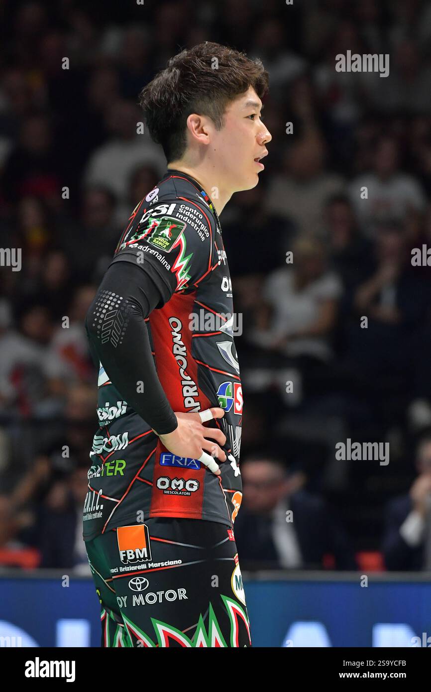 Yuki ISHIKAWA during Sir Susa Vim PERUGIA vs Rana VERONA, semifinal of ...