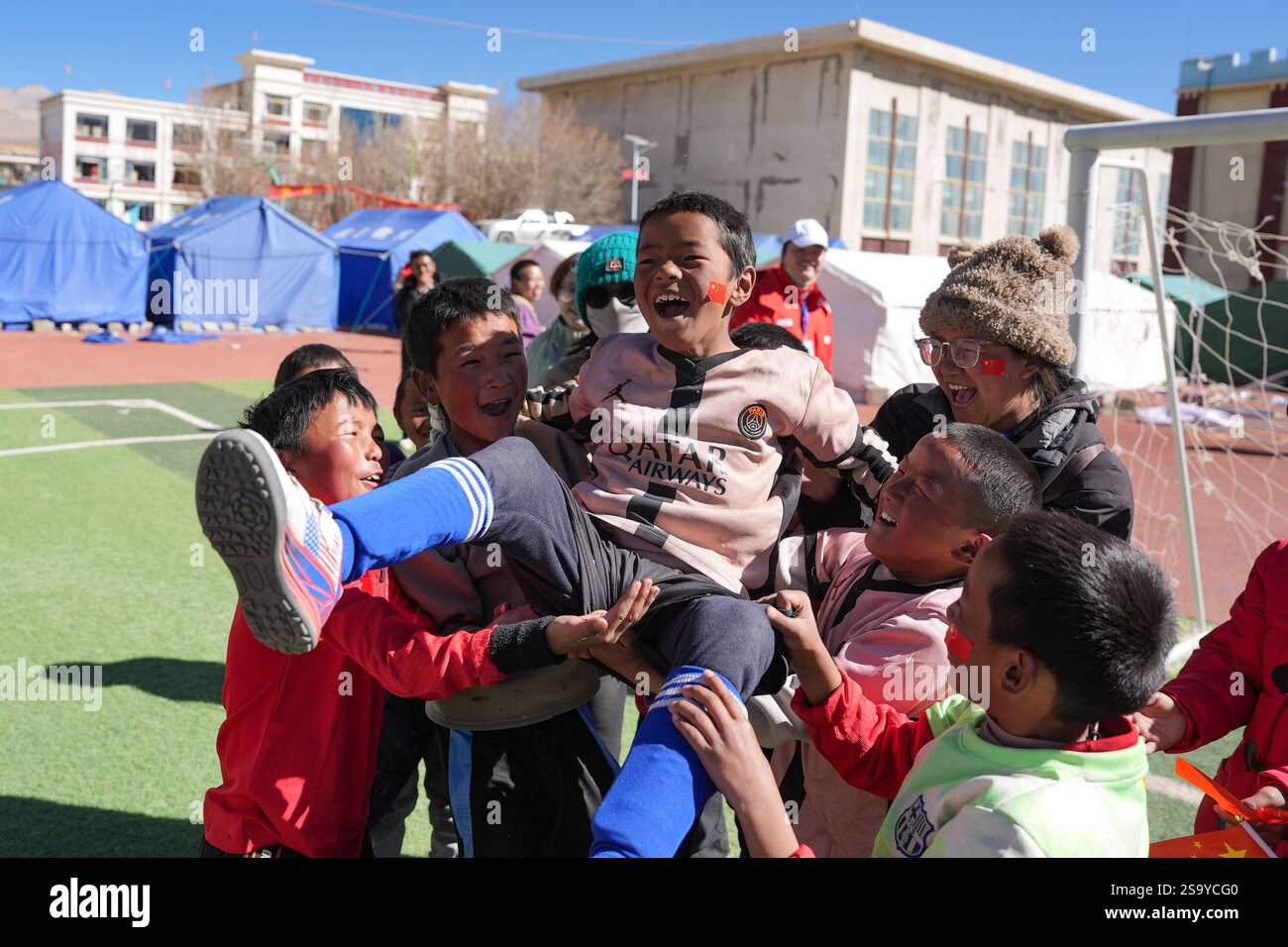 Beijing, Dingri County of southwest China's Xizang Autonomous Region ...